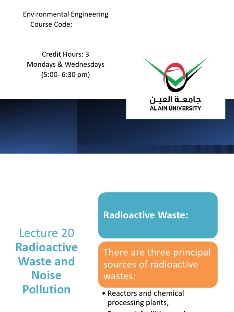 Env - Eng Lect 20-Spring 2023 | PDF