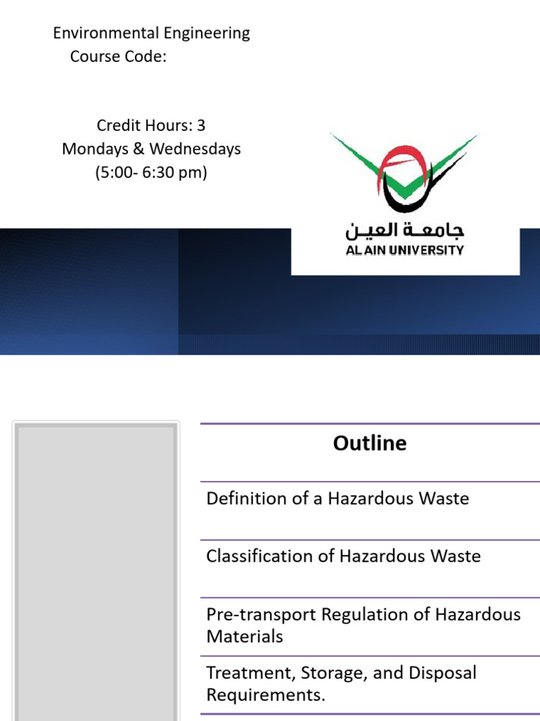 Env - Eng Lect 18 - Spring 2023 | PDF