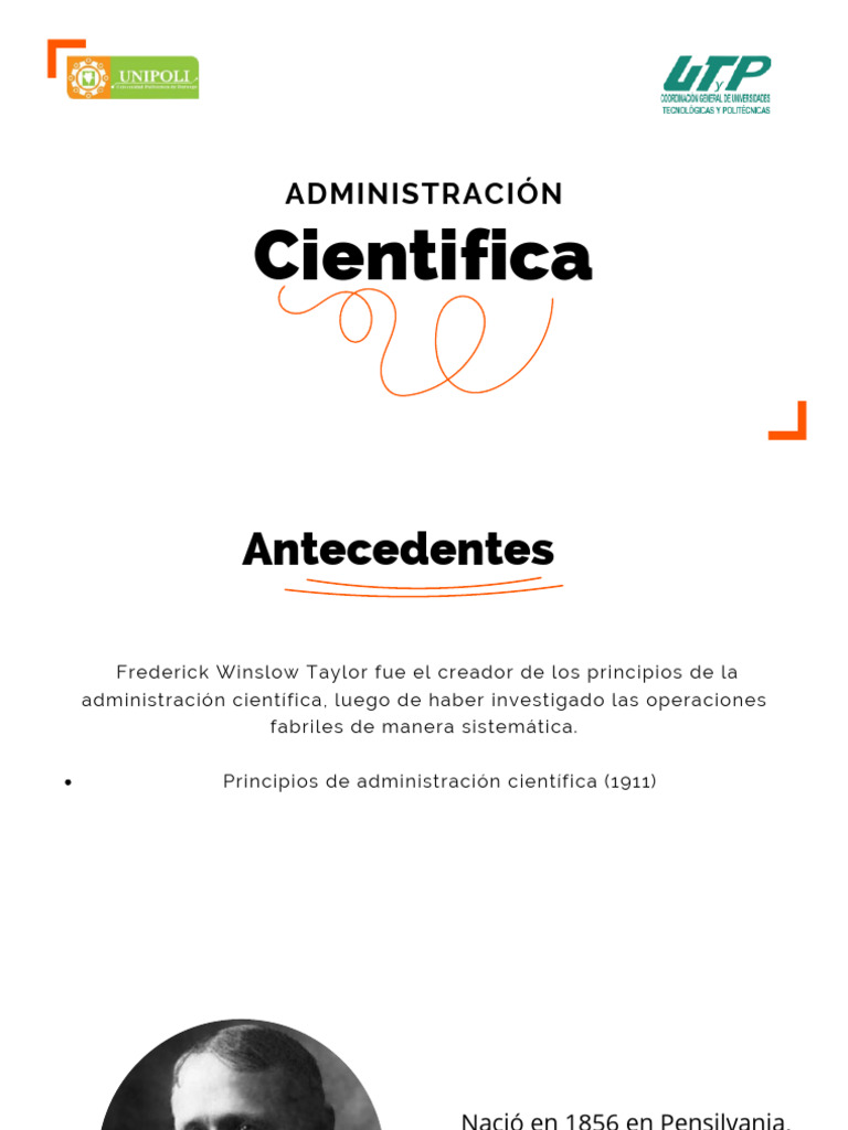 Teoria Administracion Cientifica | PDF