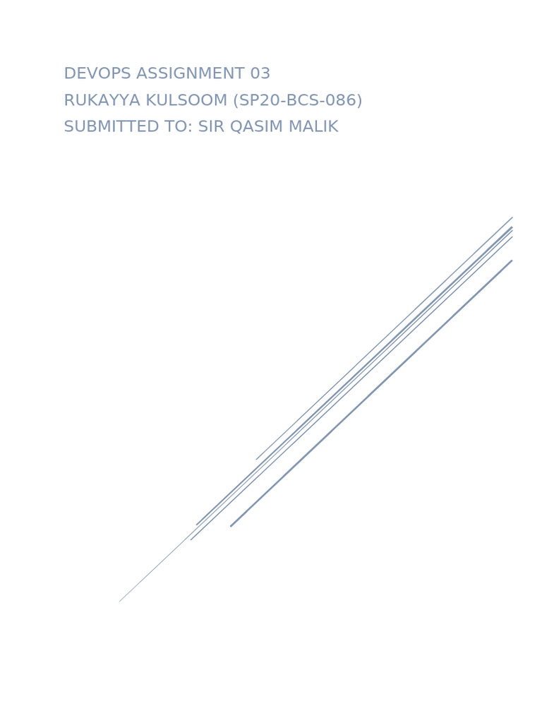 Devops Assignment (03) 086 | PDF