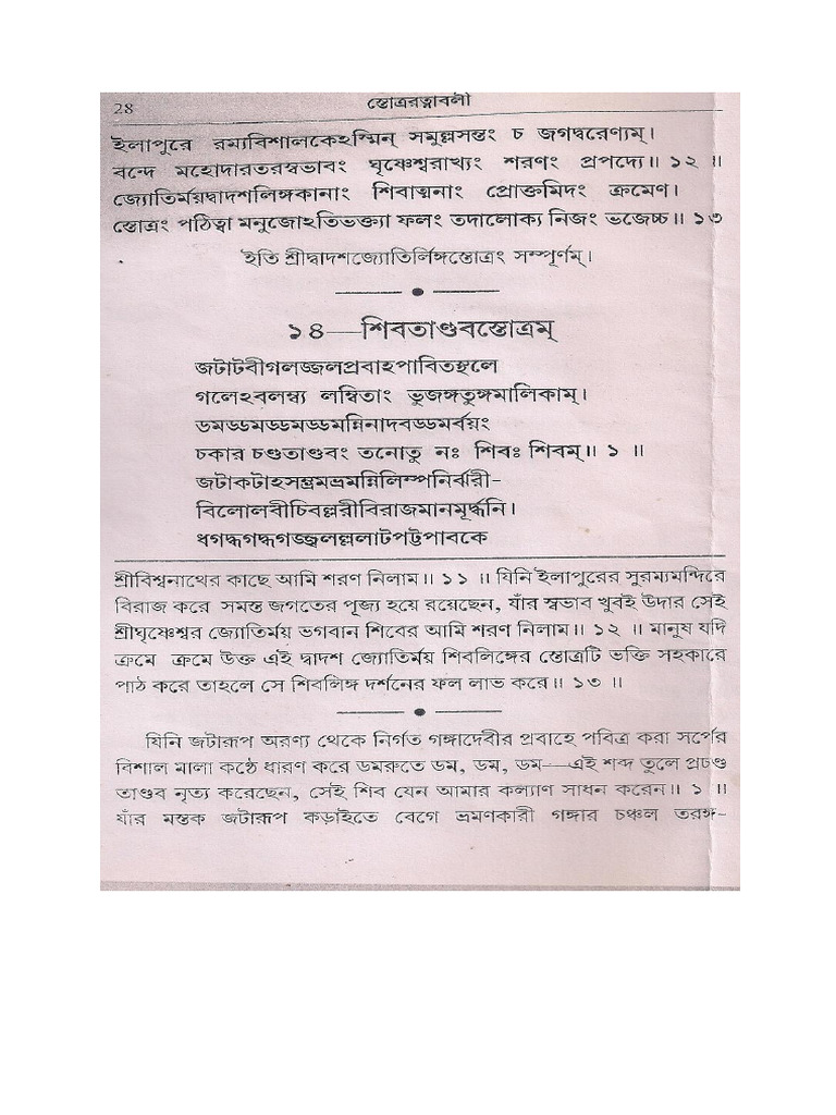 Shiv Tandav Stotram2 | PDF