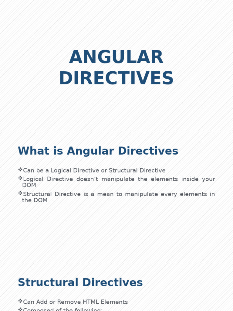 DIRECTIVES | PDF | Computers