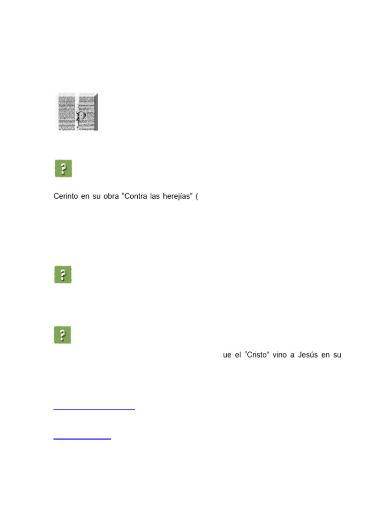 El Evangelio de Cerinto | PDF