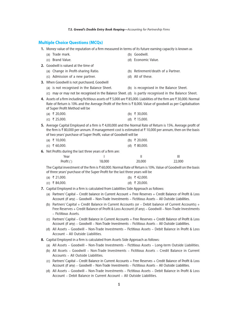 Chapter-2 (Additional MCQs and Assertion-Reason Based MCQS) | PDF