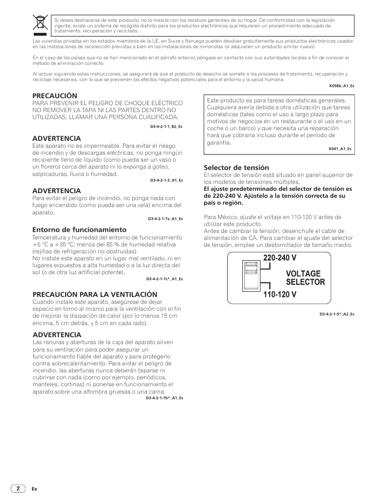 PLX-500 Manual ES | PDF