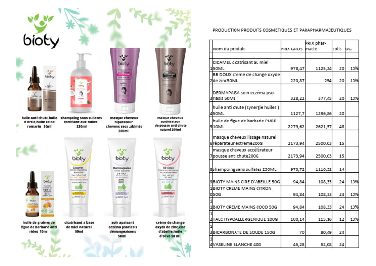 Verso Bioty Grossiste | PDF