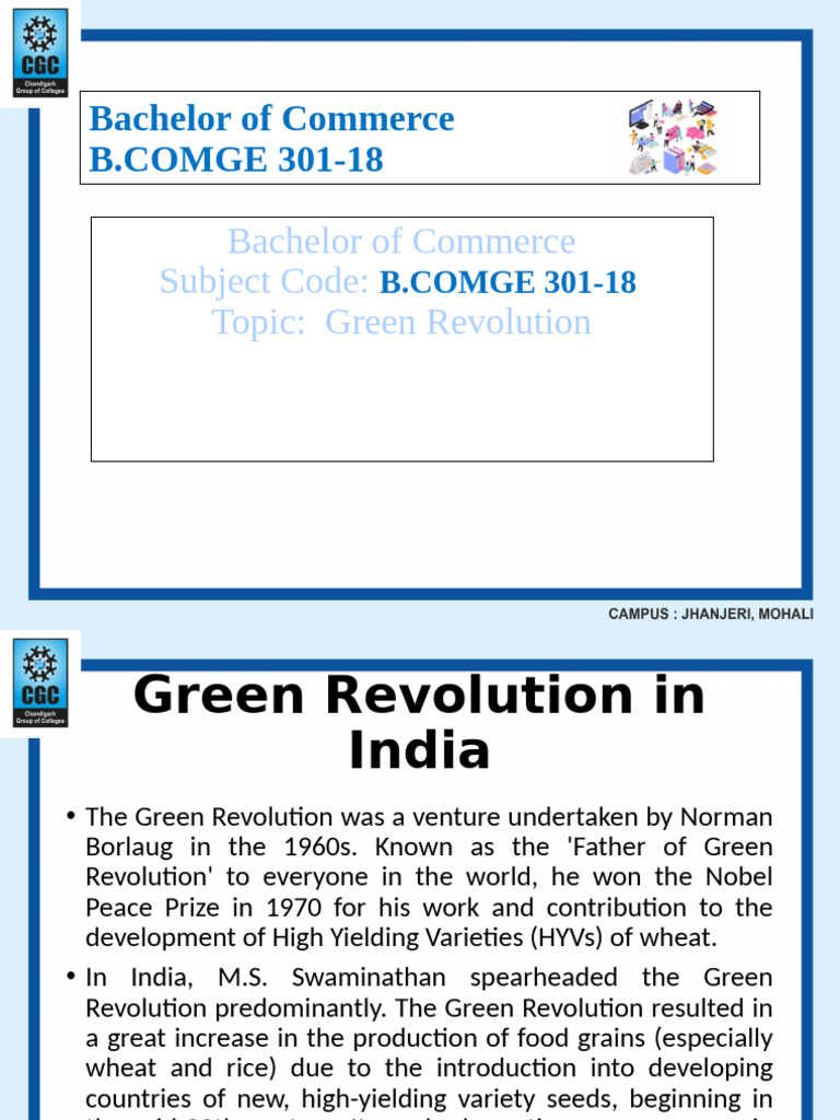 Green Revolution | PDF
