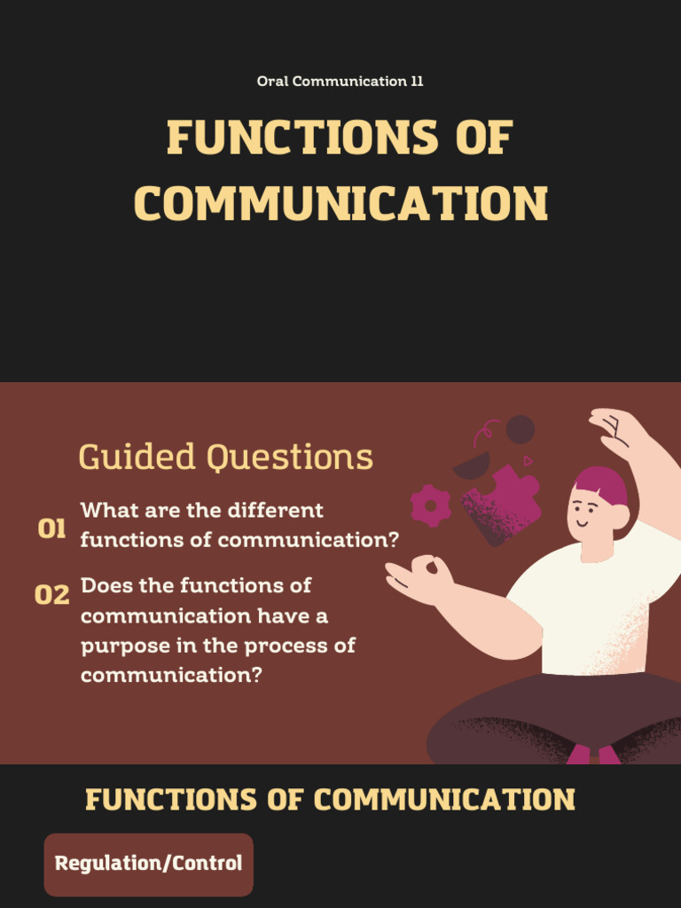 Functions of Communication | PDF