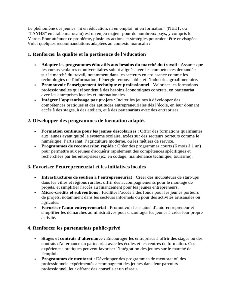 Recommandation S | PDF