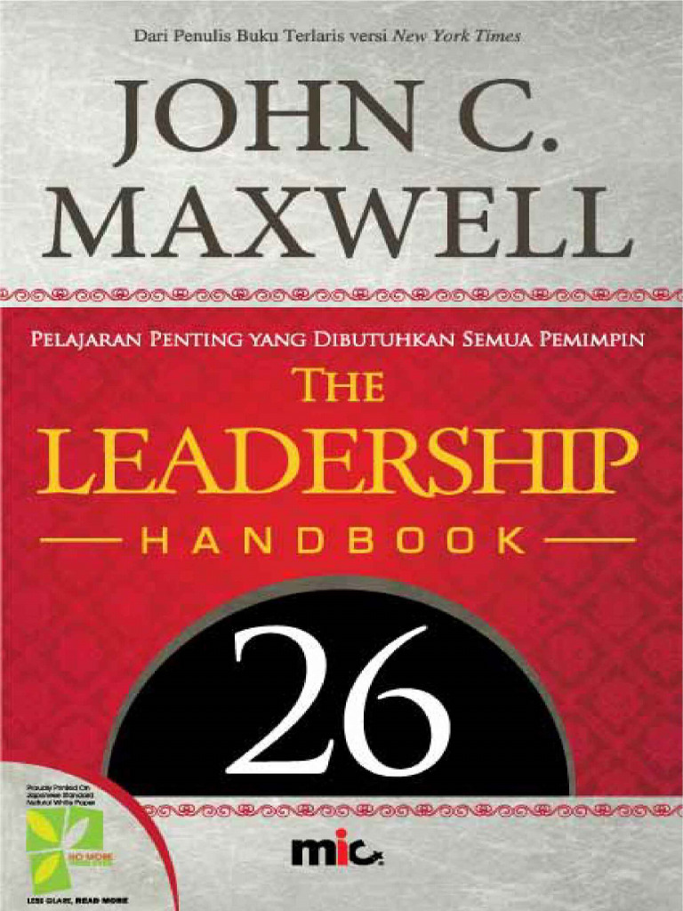 The Leadership Handbook (John C. Maxwell) | PDF