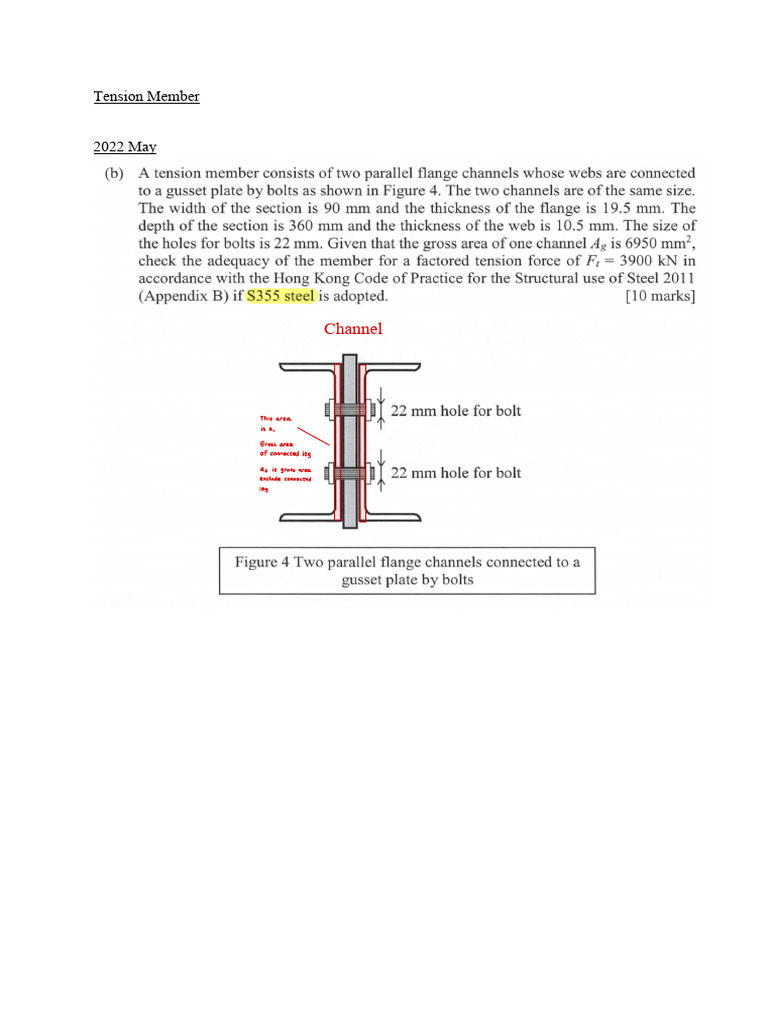 Tension Member | PDF
