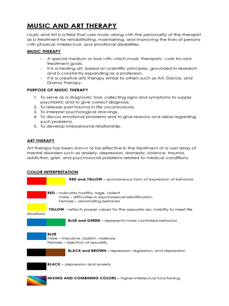 Music and Arts Interpretation | PDF