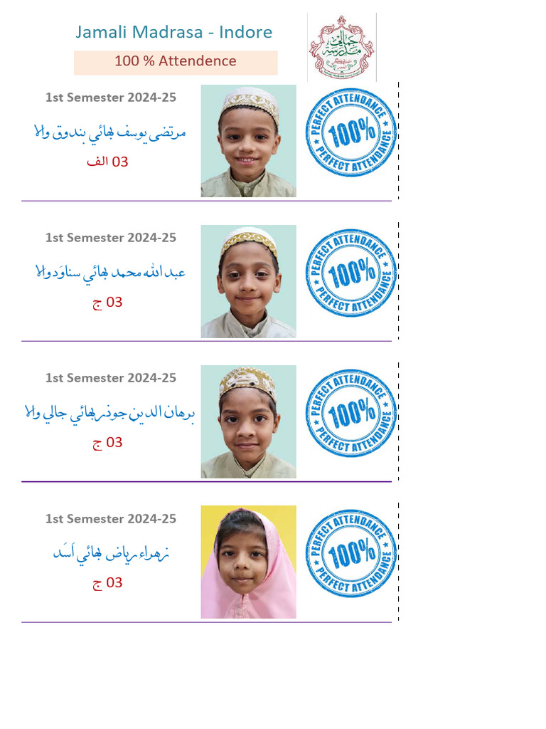 100% Hazri | PDF