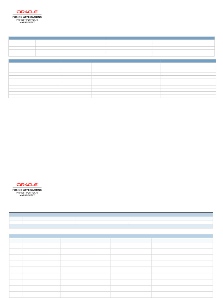 Oracle ERP - Import Template | PDF