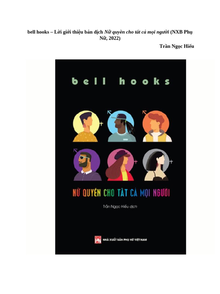 TRần Ngọc Hiếu - Lời giới thiệu sách Nữ quyền cho mọi người của bell hooks | PDF
