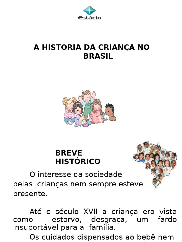 Aula 1 Hist Ria Da Crian A No Brasil | PDF