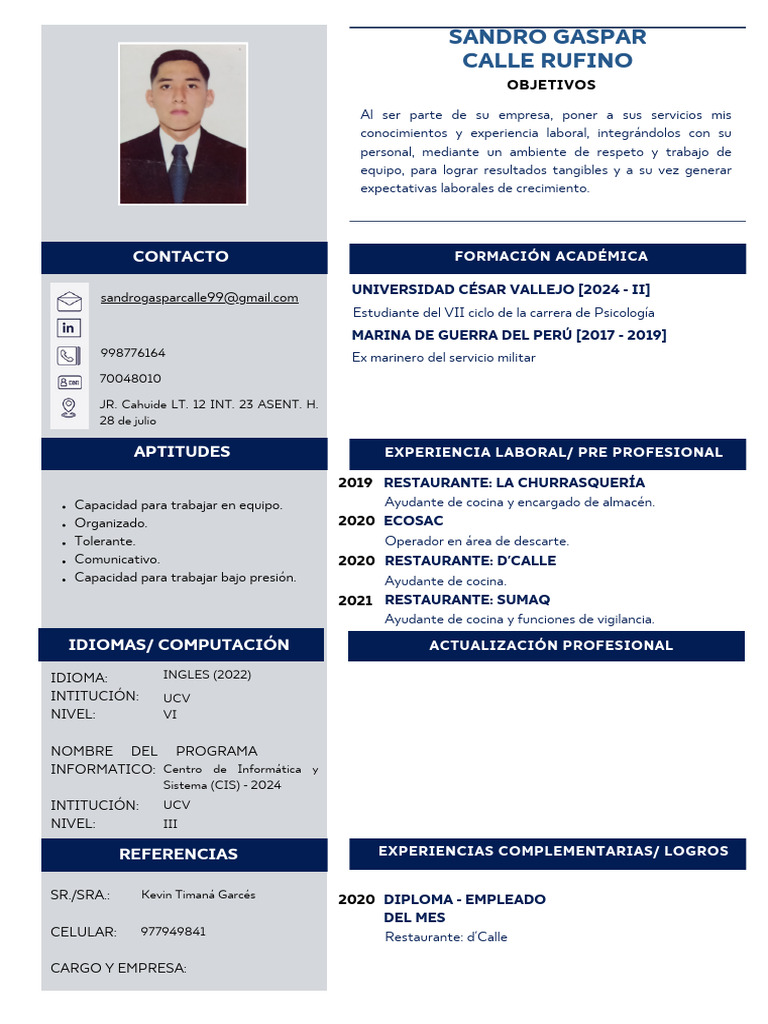 Modelo+Cv+2022 | PDF