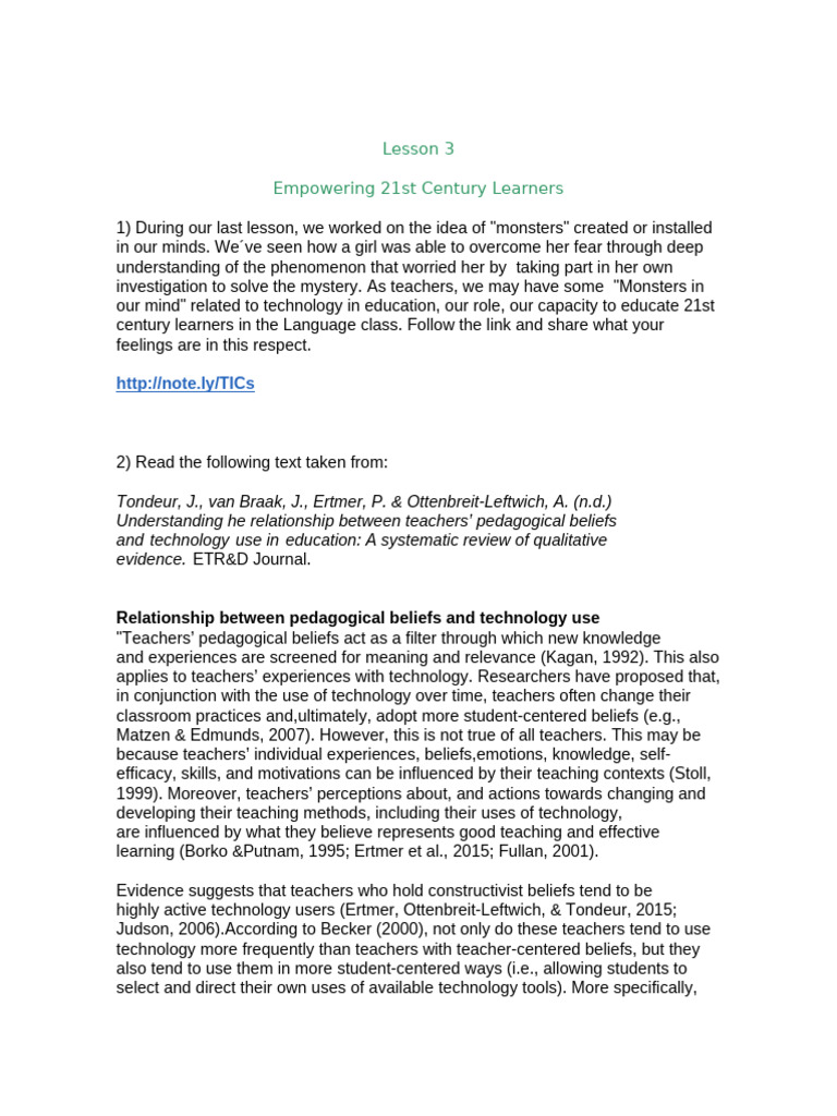 LessonS PARA FINAL | PDF