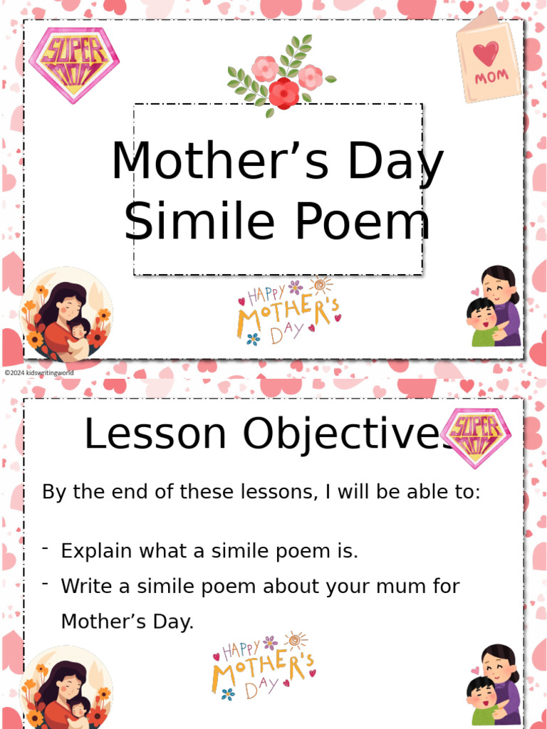 Simile Poem Lesson | PDF