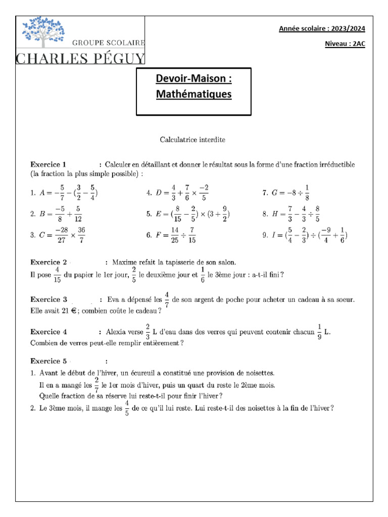 DM (Maths) 2AC | PDF