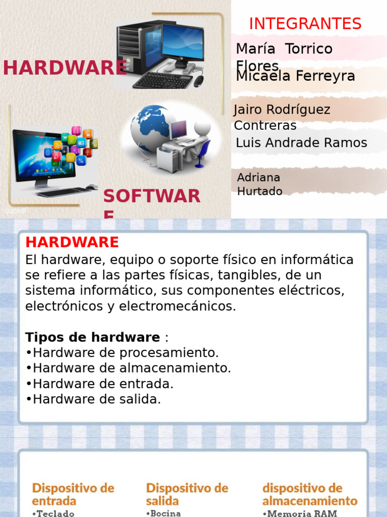Software y Hardware | PDF