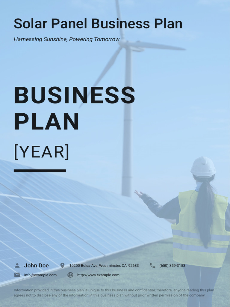 Solar Panel Business Plan | PDF