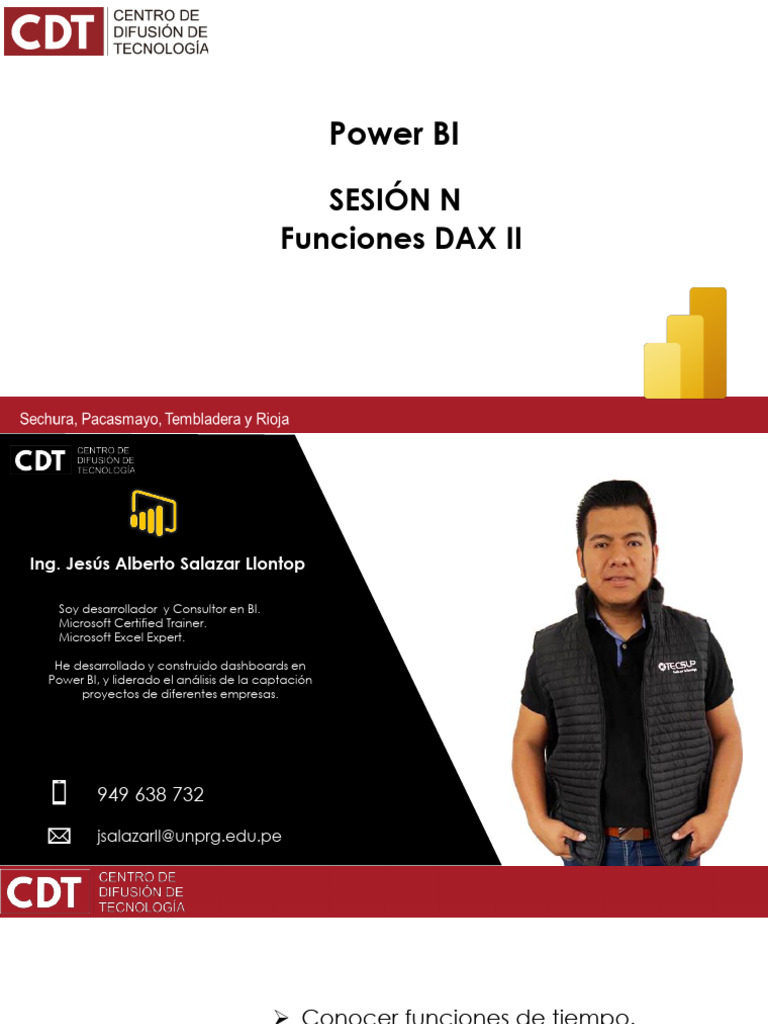 Sesión 5 - Funciones DAX II | PDF