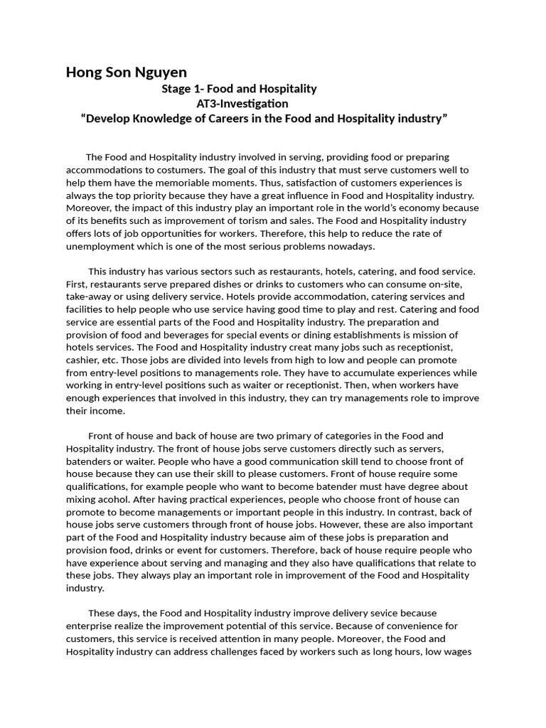 Essay Food | PDF