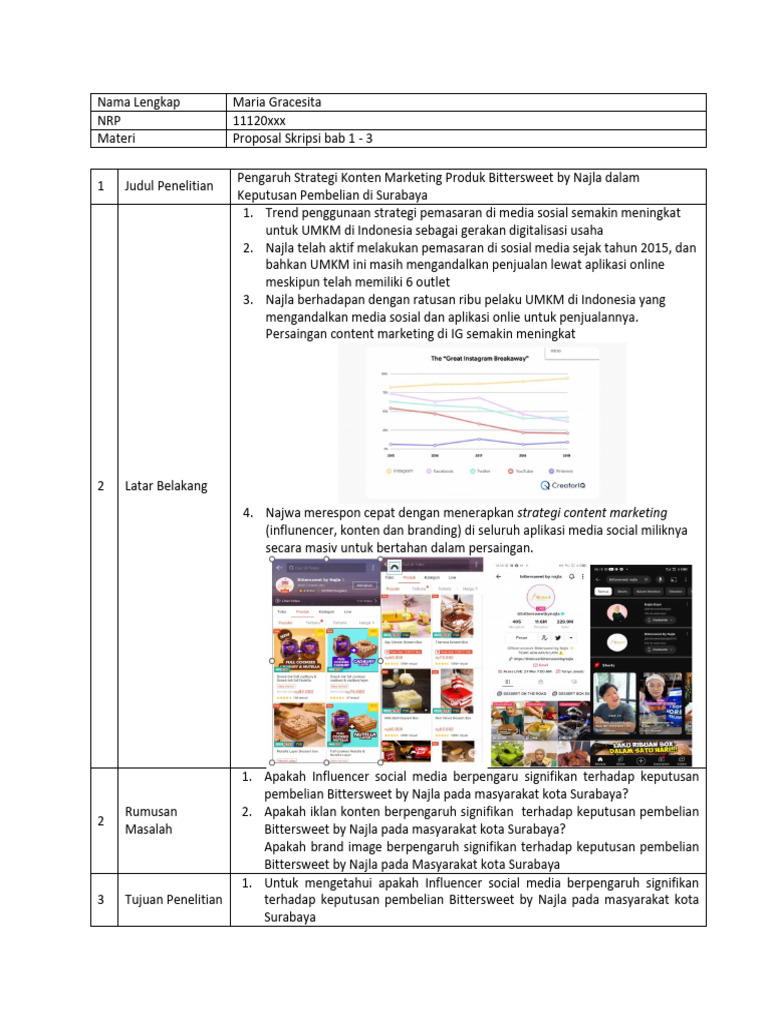 Contoh - Desain Riset Metode Kuantitatif | PDF