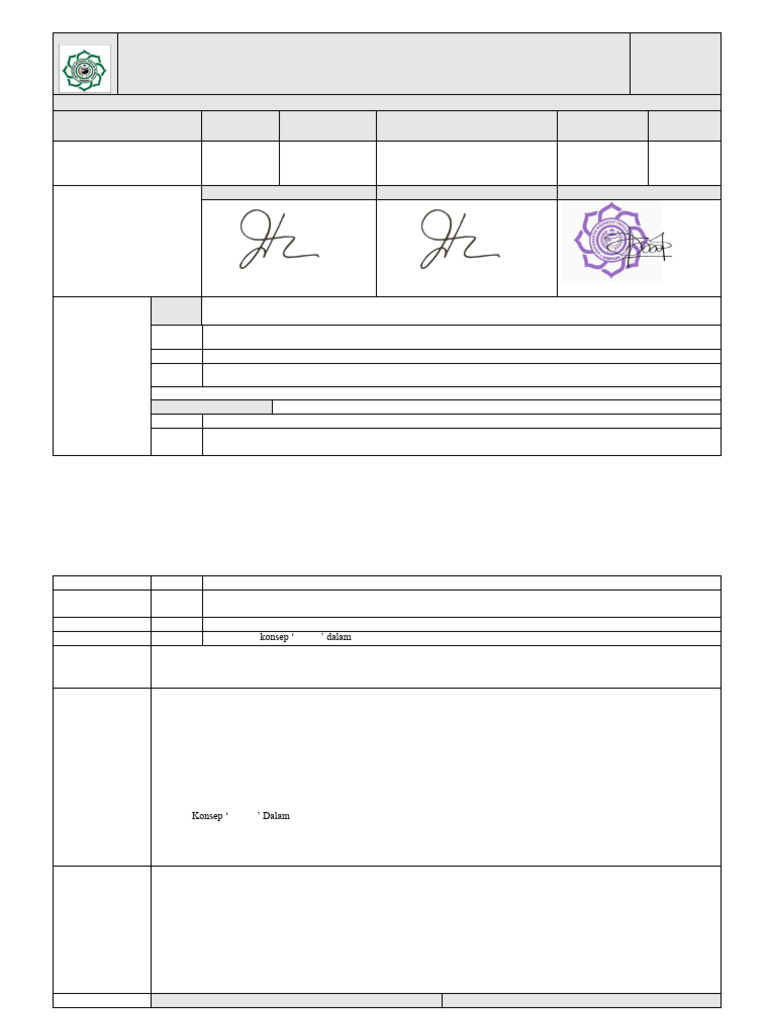 RPS KDK S1 Kep 2024-2025 | PDF