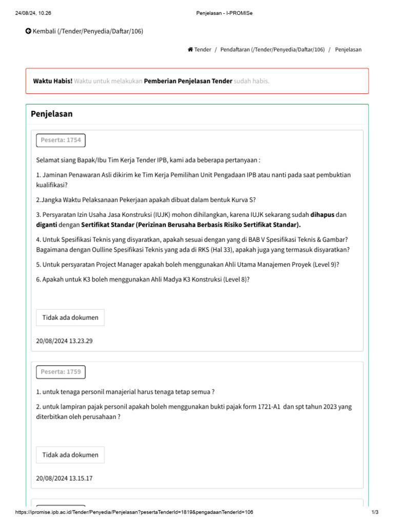 Penjelasan - I-PROMISe | PDF