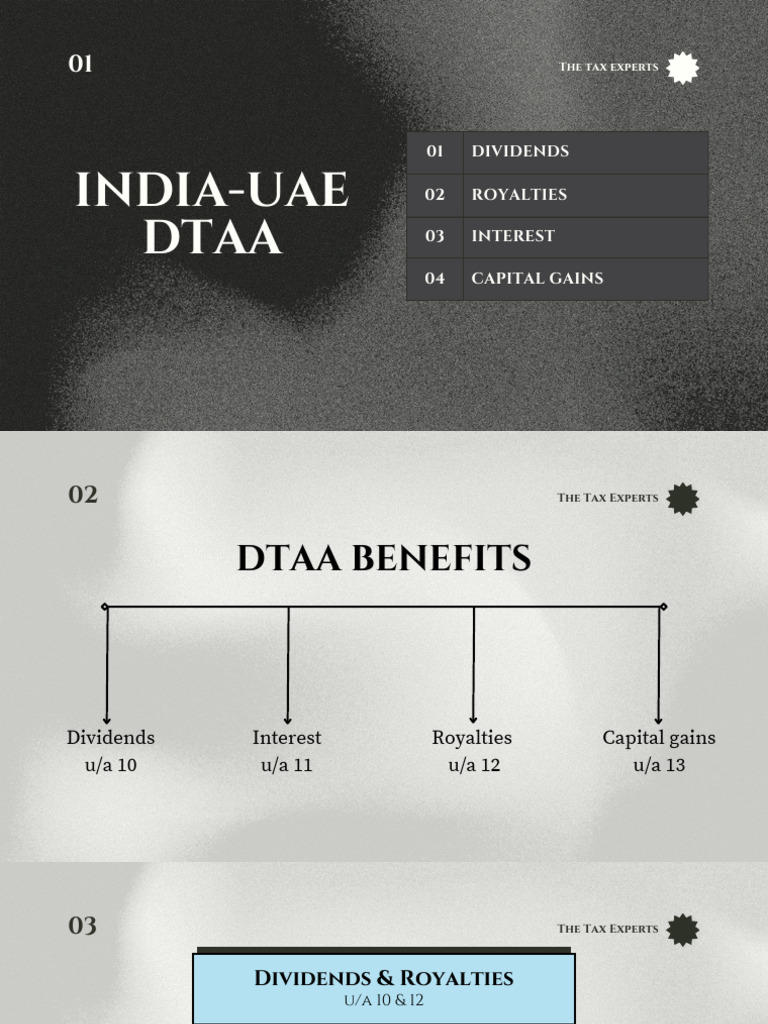 India-UAE DTAA - TTE CB | PDF