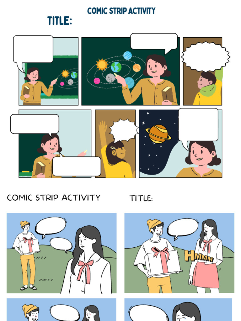 Comic Strips Activity | PDF