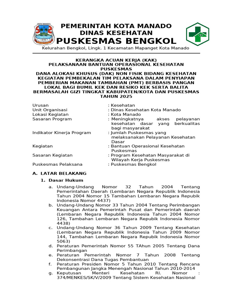 A.1. Kak Pembekalan PMT '25 | PDF