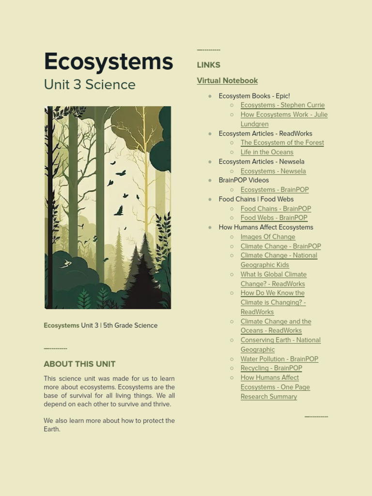 Unit 3 Science Study Guide | PDF