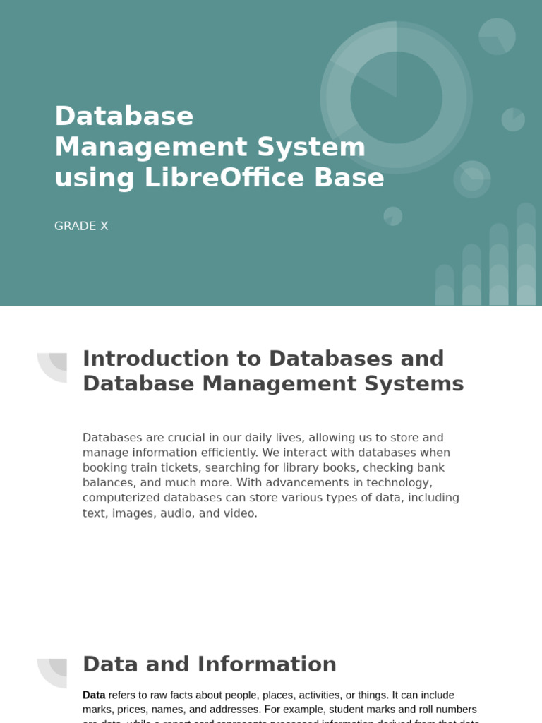 Database Management System Using LibreOffice Base | PDF