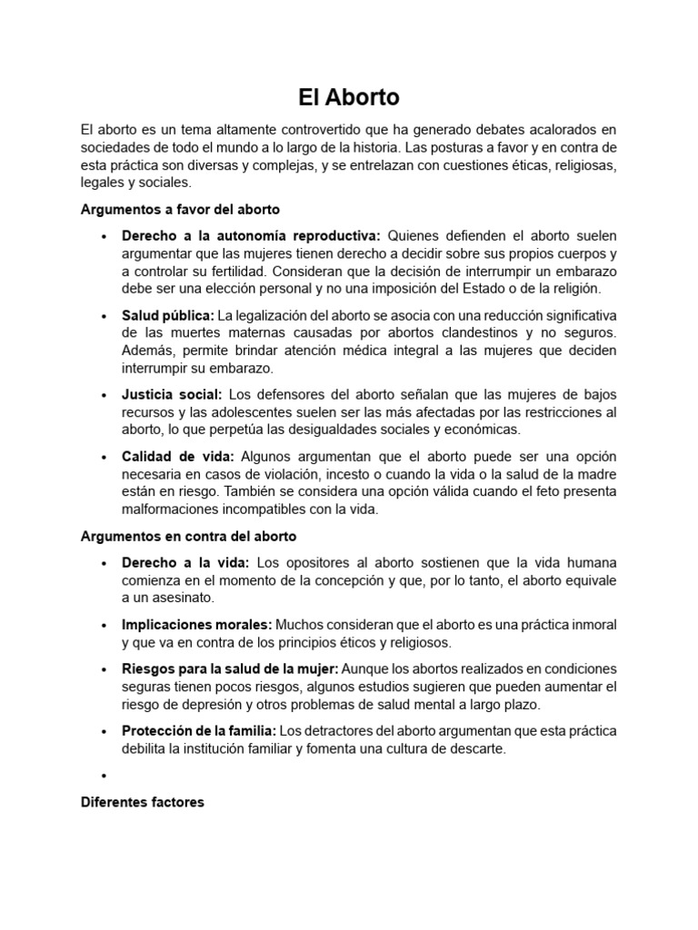 Aborto | PDF