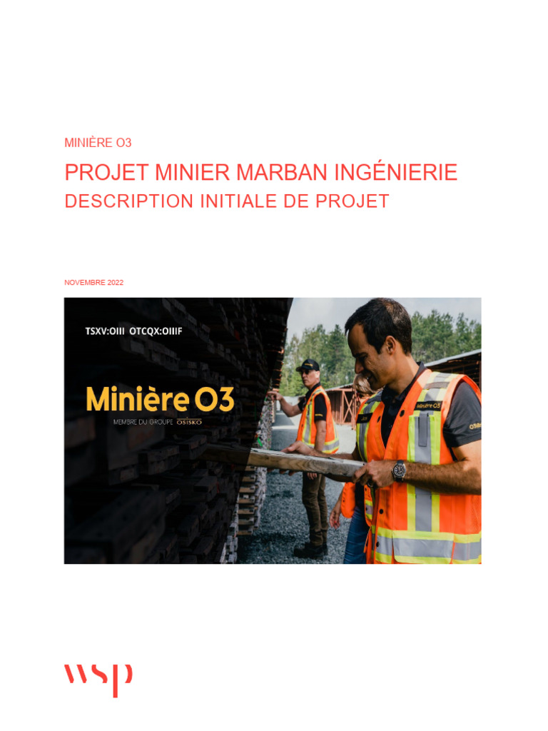 145672F Projet Minier O3 | PDF