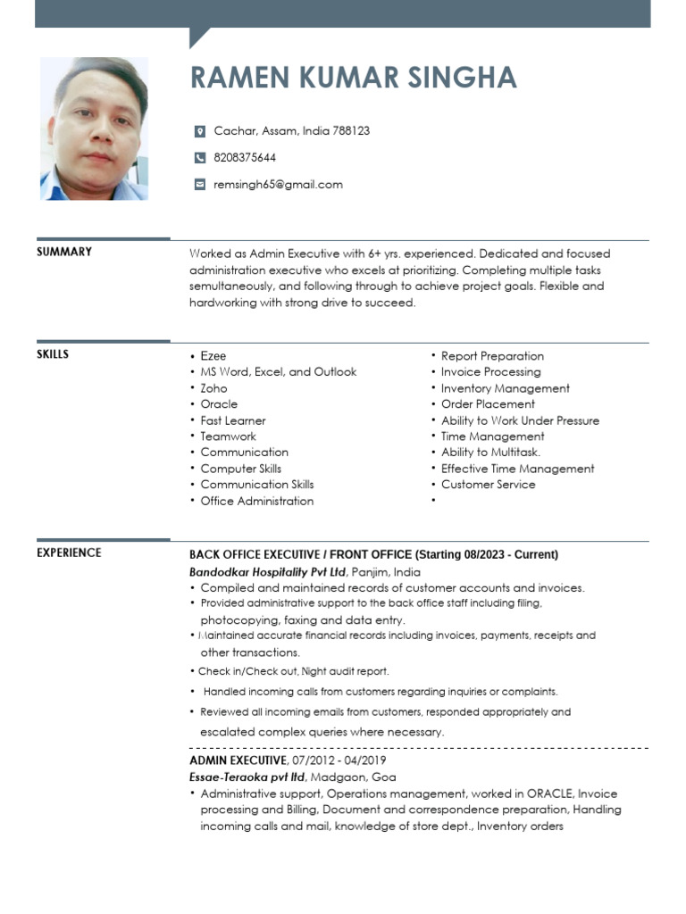 Latest Update Resume | PDF
