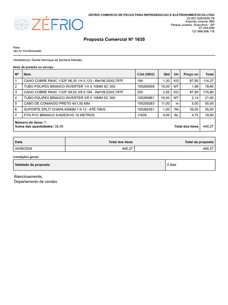 Olist Tiny - Propostas 1635 | PDF