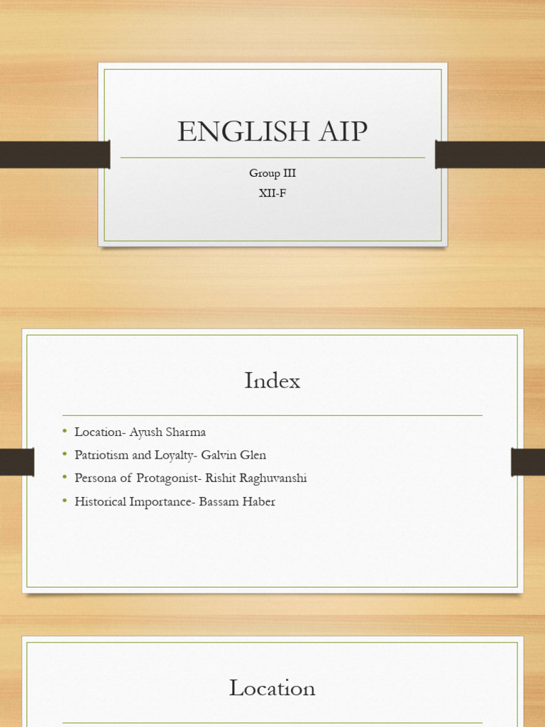English AIP | PDF