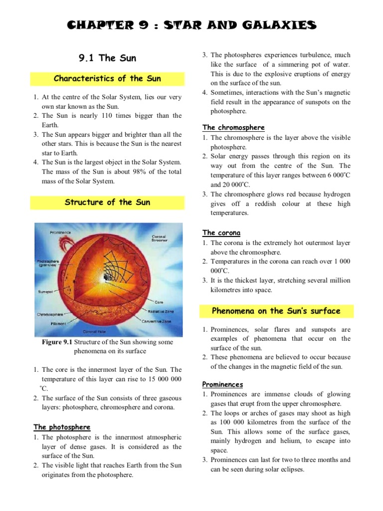 Science Form 3 Chapter 9 | PDF | Stars | Milky Way