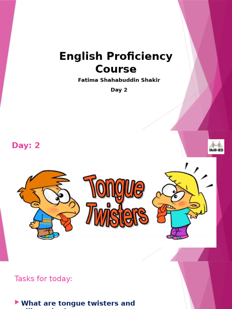 Day 2 Tongue Twisters | PDF