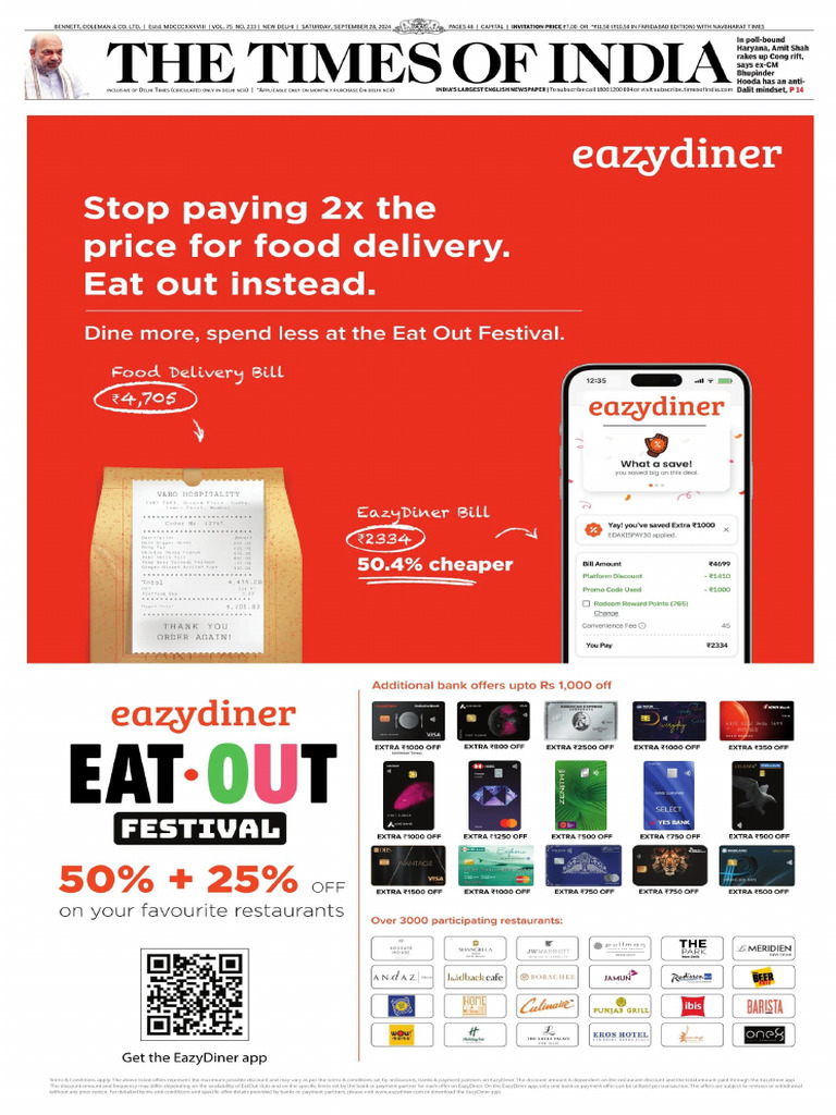 TOI Delhi 28-09 | PDF