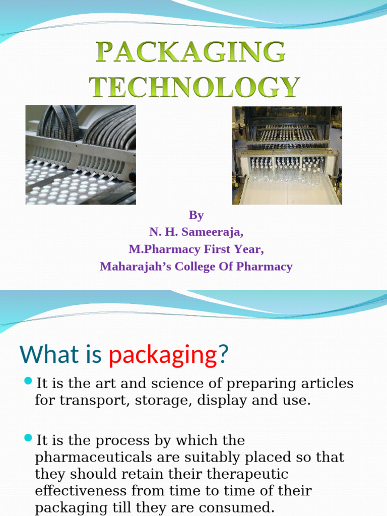 Packaging Technology | PDF