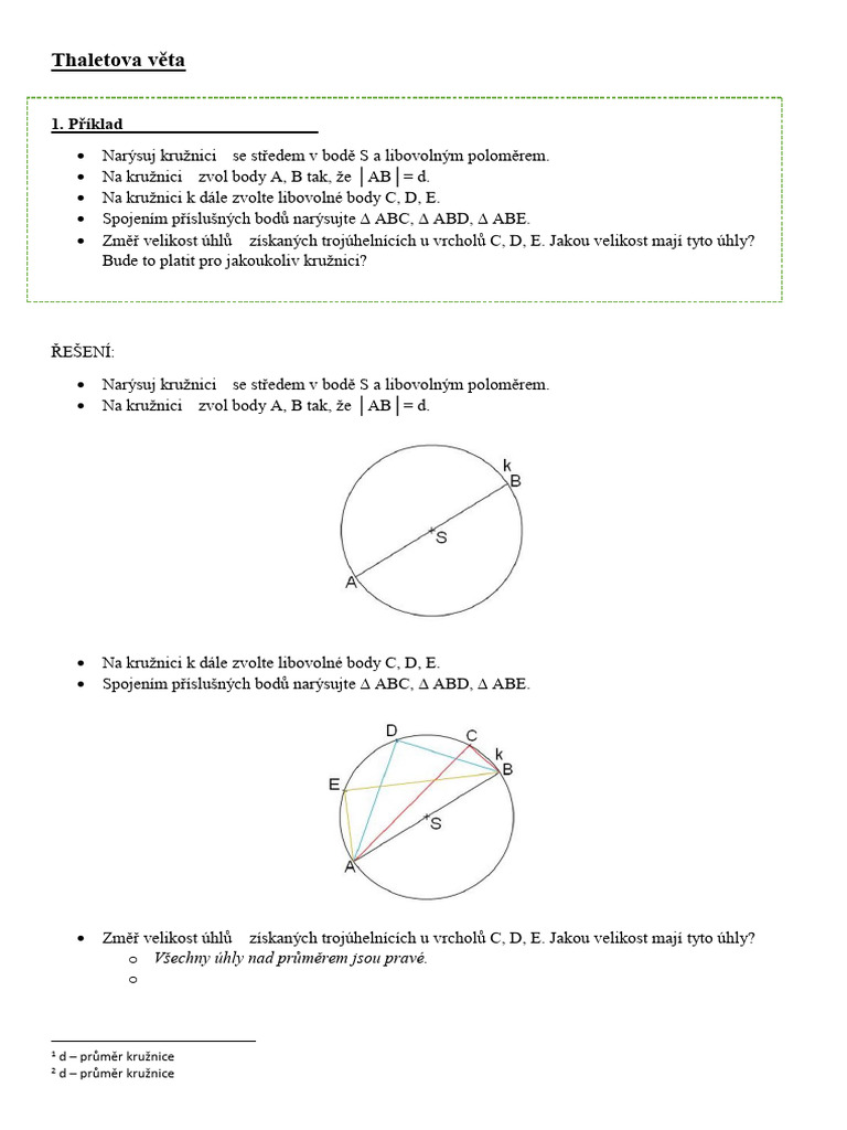 Thaletova Veta | PDF