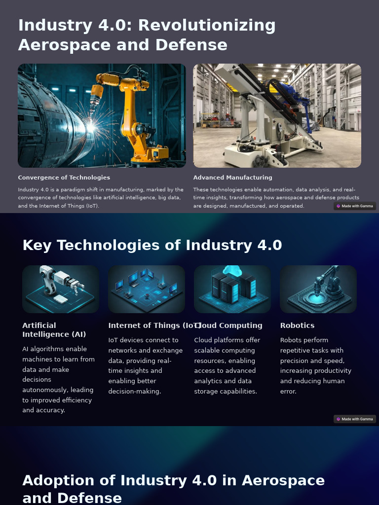 Industry 40 Revolutionizing Aerospace and Defense | PDF