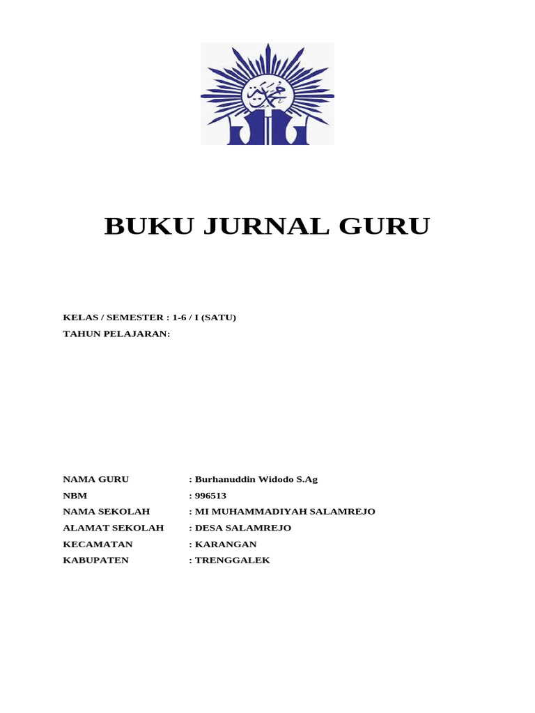Buku Jurnal Guru | PDF