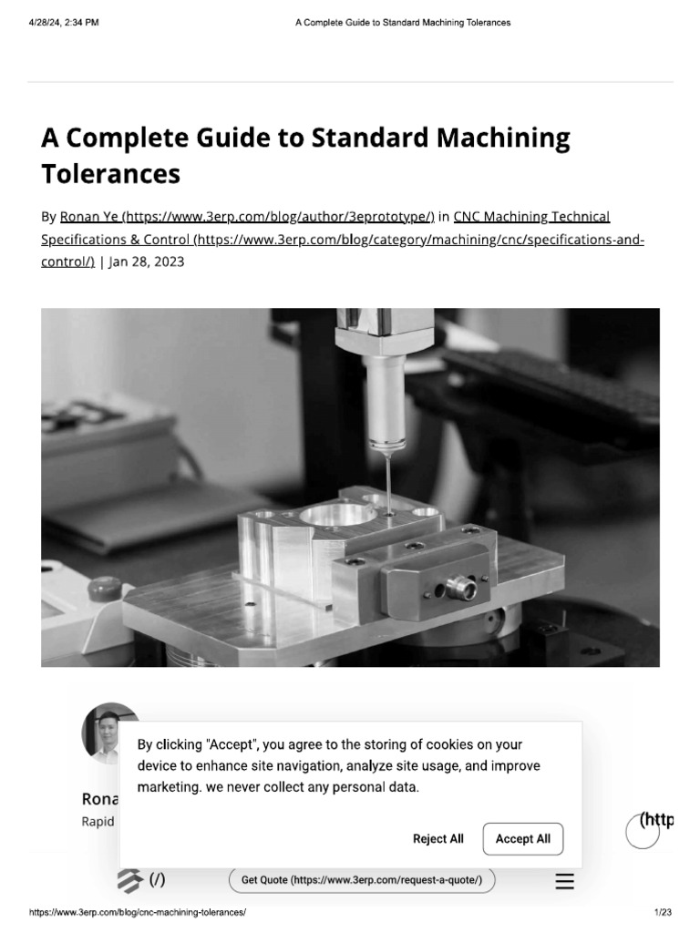 A Complete Guide To Standard Machining | PDF