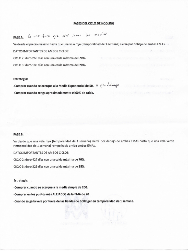 Fases Ciclos Del Halving | PDF